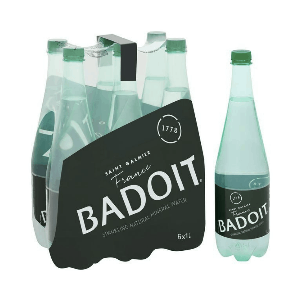 Badoit 6 x 1l Sparkling Mineral Water · BonneBouffe