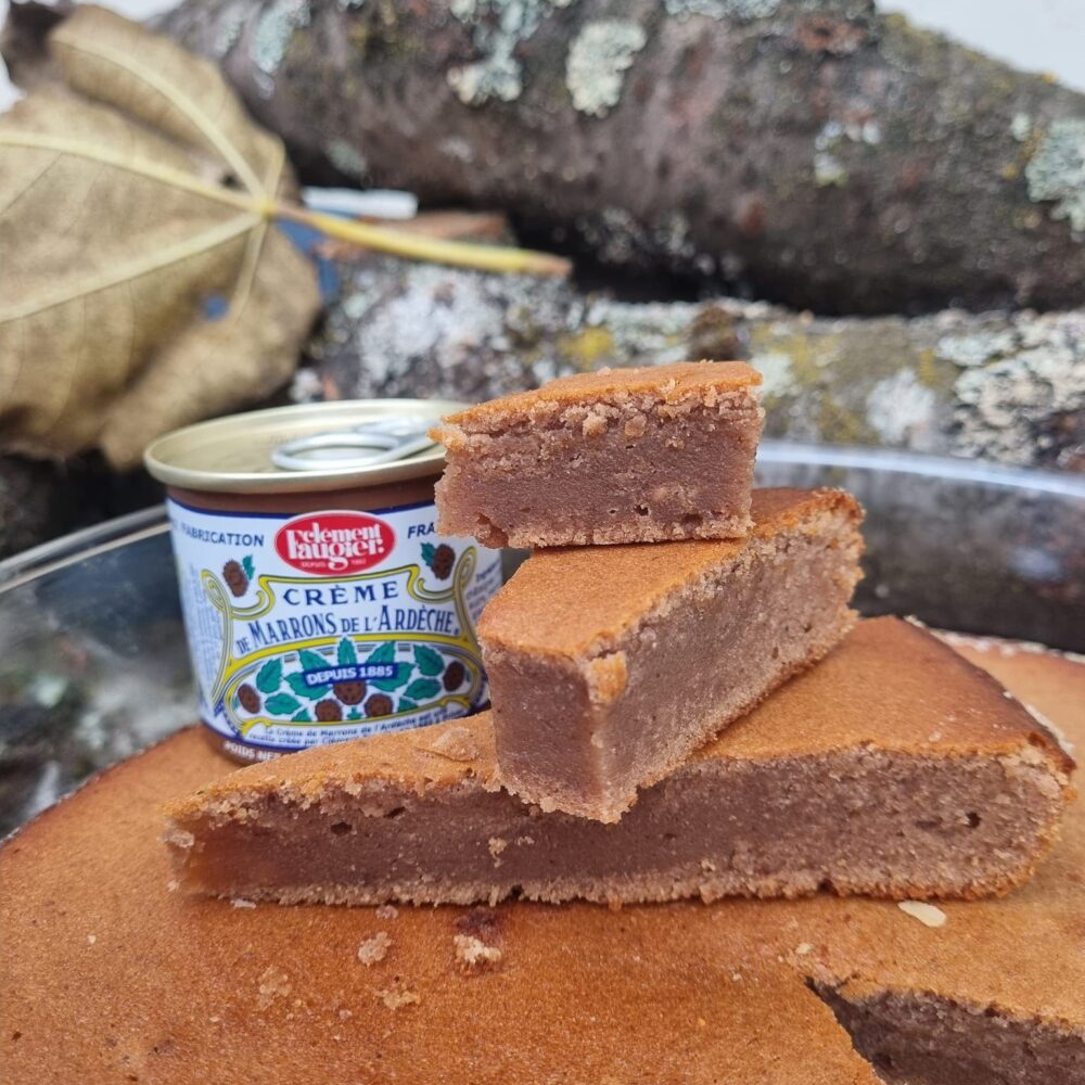 Chestnut Fondant Cake Recipe · BonneBouffe